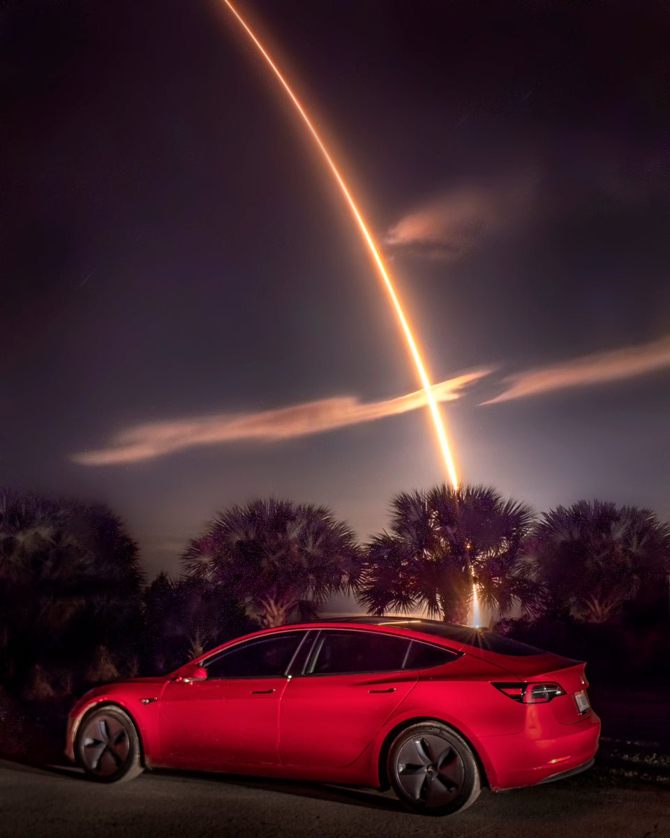 Tesla Model 3 & SpaceX/NASA Crew-1 – Steven Madow Photography